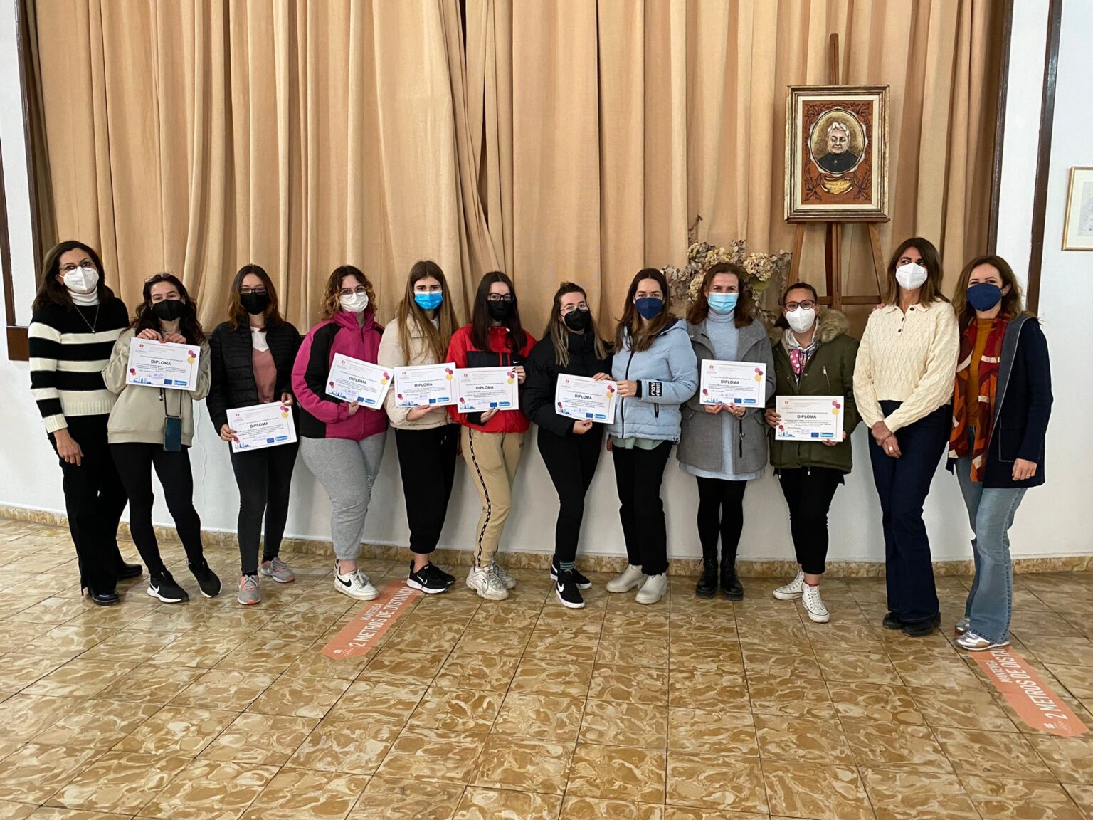 Entrega de diplomas alumnas seleccionadas para el programa Erasmus+ ...